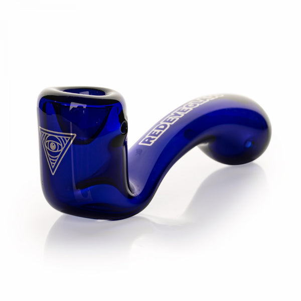 Red Eye Glass Sherlock Pipe - BC Smoke Shop