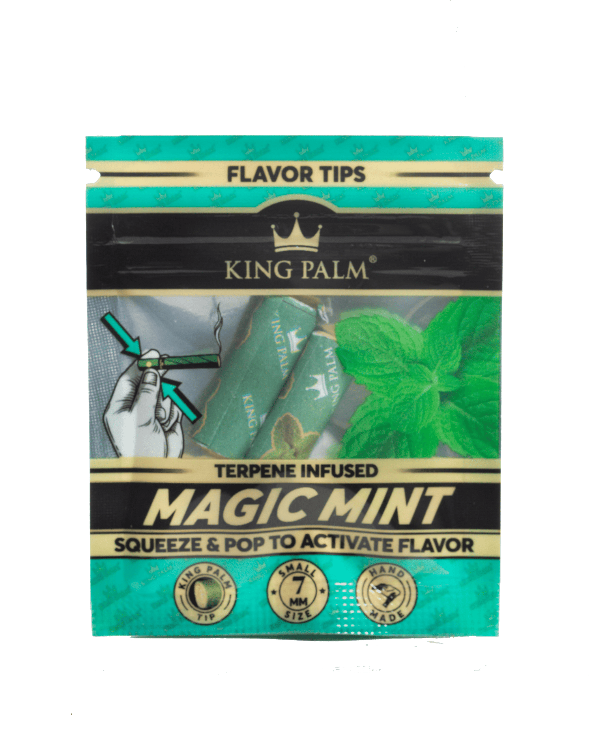 King Palm Flavoured Filters – Magic Mint (7mm) - BC Smoke Shop