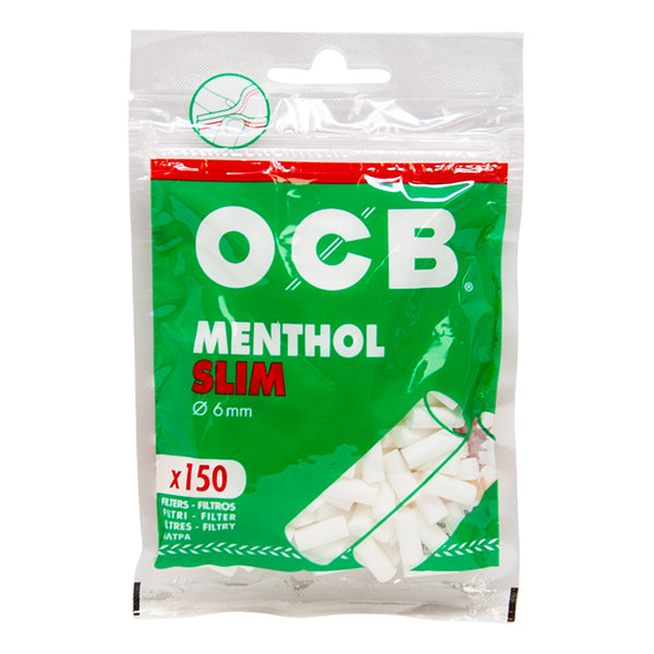 OCB Menthol Slim 6mm Filters - BC Smoke Shop